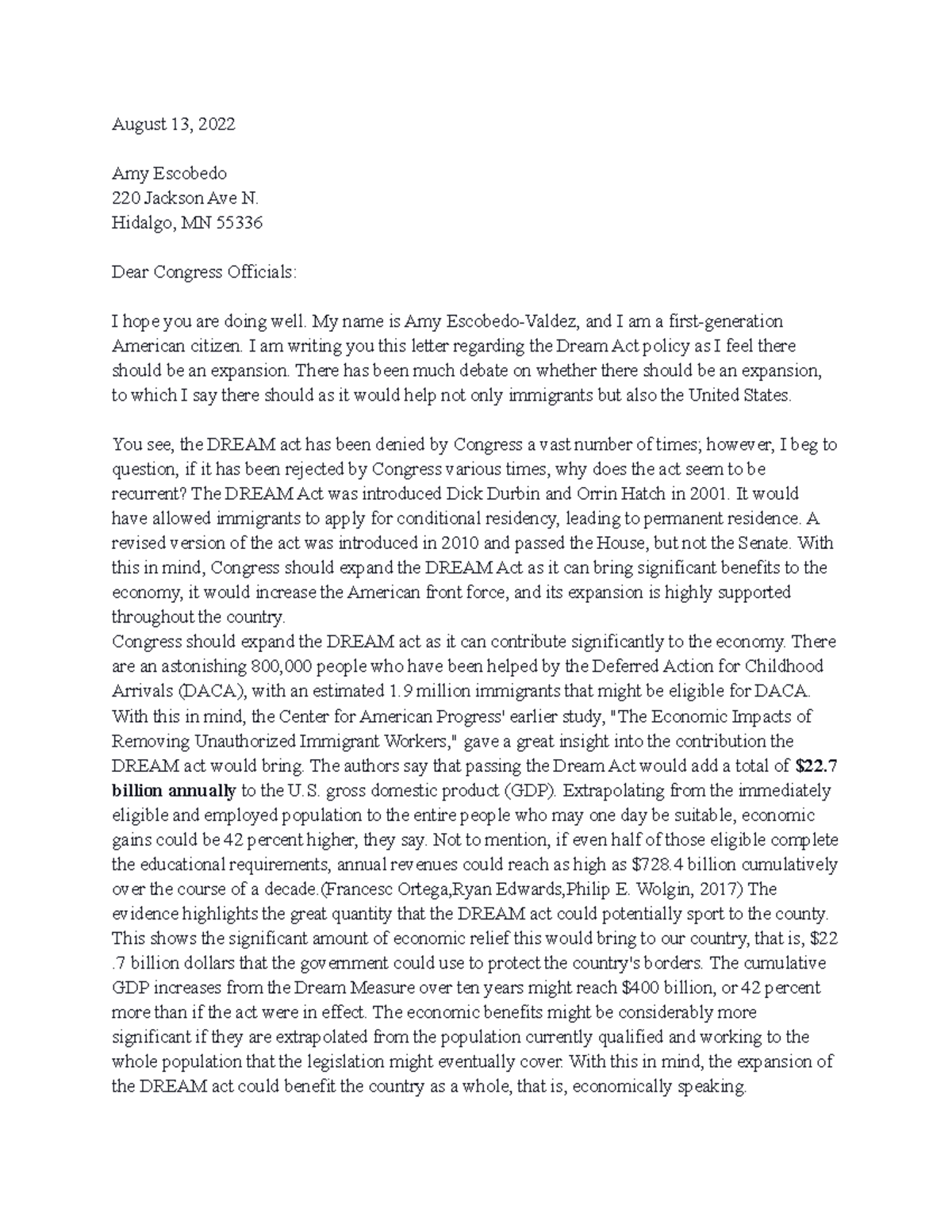 Civil Disobdience - Write a letter to someone of higher authority in ...
