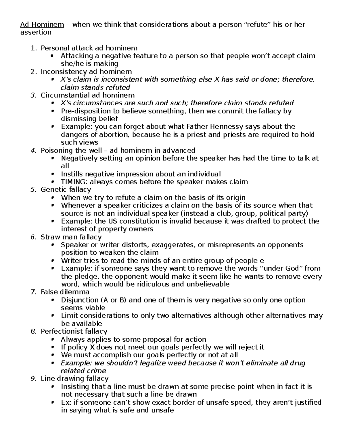 GEN LOG Final Quiz - Notes, study guide, slides, assignment - Ad ...