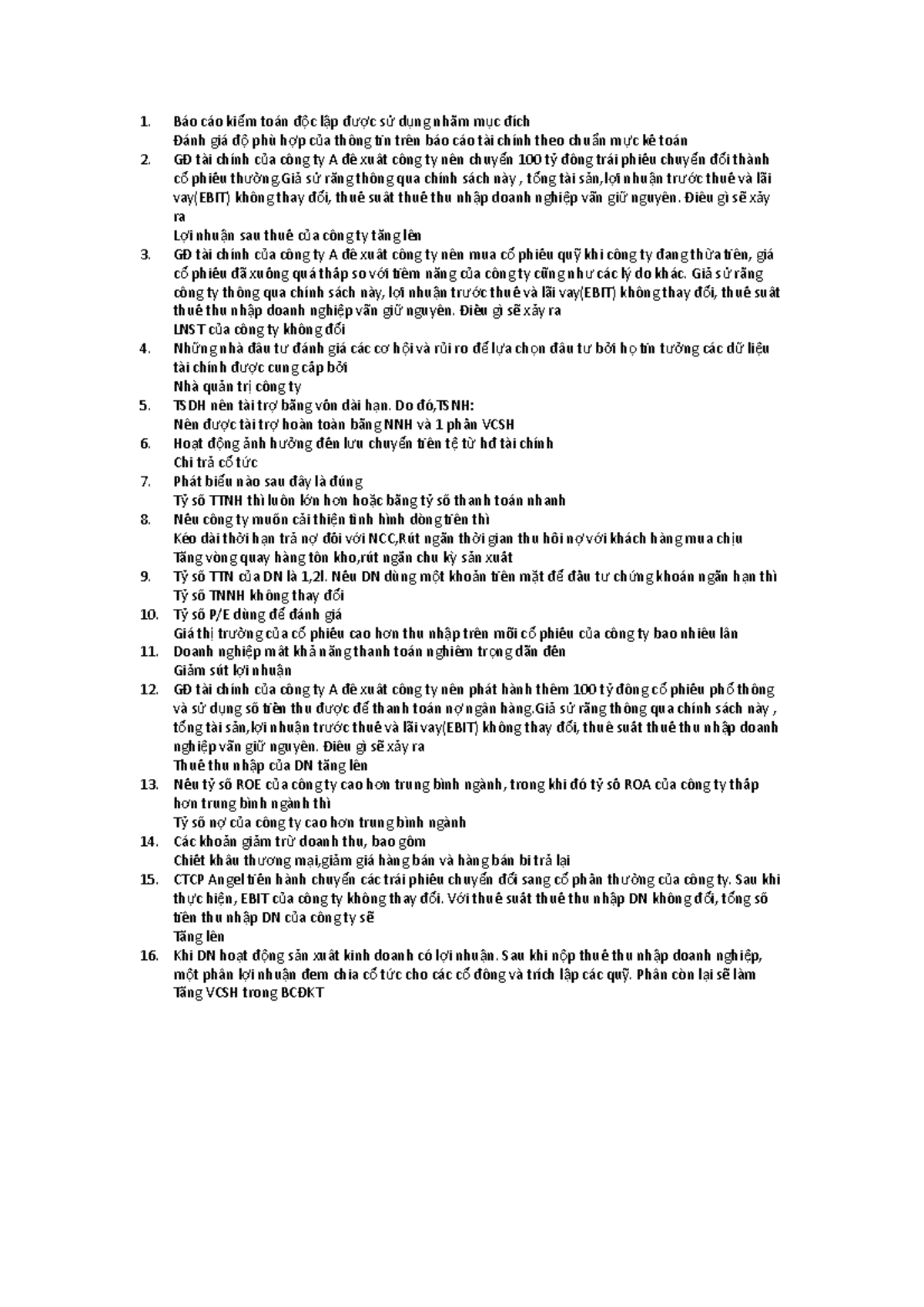 Phân tích BCTC - text bank - Báo cáo ki m toán đ c l p để ộ ậ ược s ử d ng nhằằm m c đíchụ ụ ...