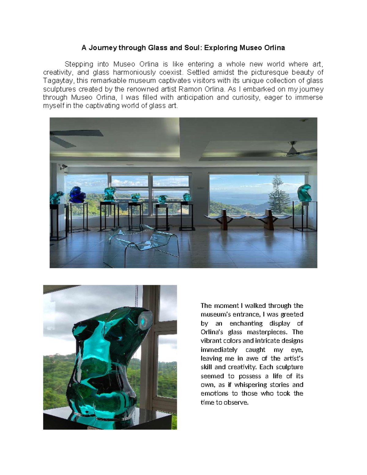 Manongsong-A2-GED108 - A Journey through Glass and Soul: Exploring ...