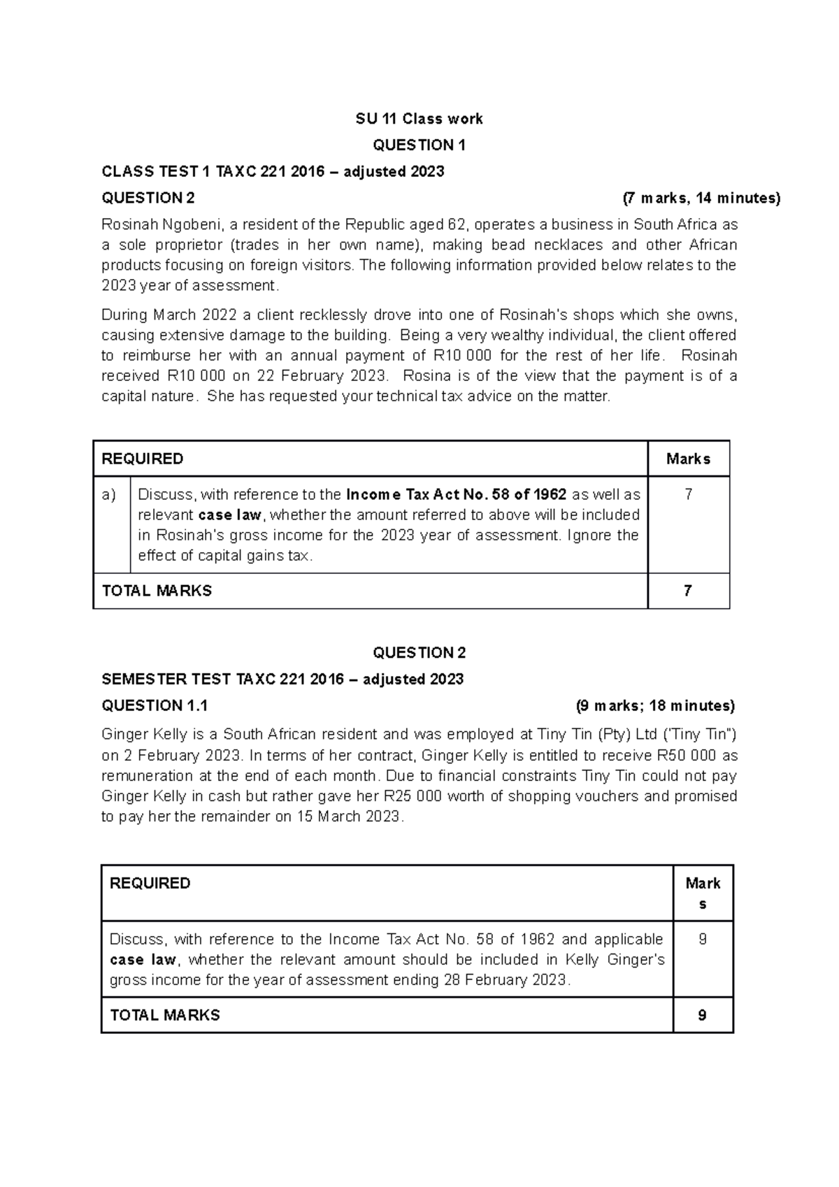 SU+11+GI+Class+work+Q1-4+adjusted+for+2023 - SU 11 Class work QUESTION ...