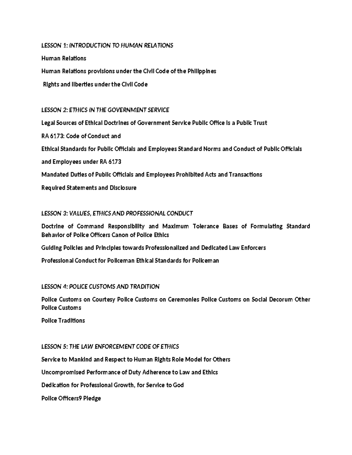 Introduction-TO- Human- Relation - LESSON 1: INTRODUCTION TO HUMAN ...