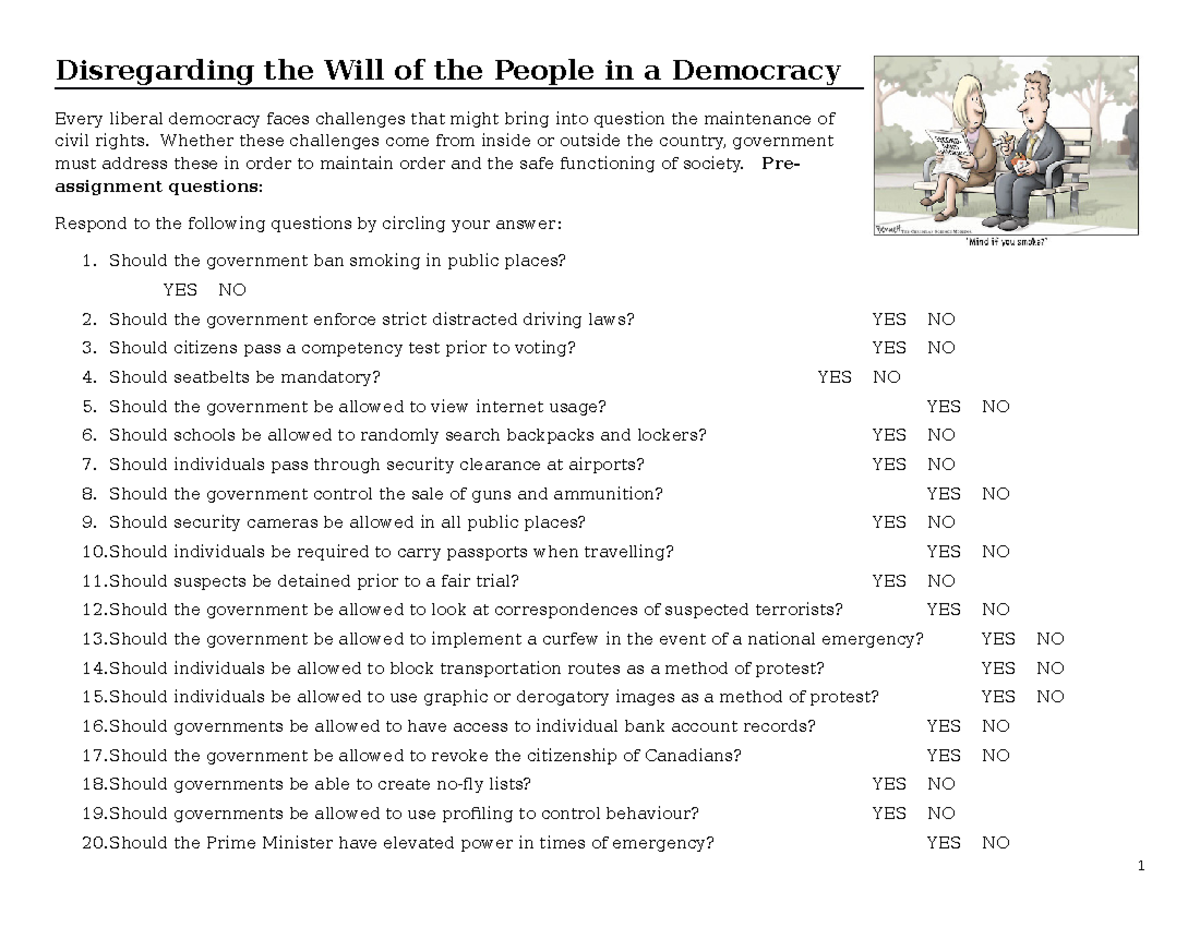 Disregarding Will People mine - Disregarding the Will of the People in ...