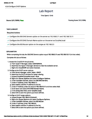 6.3.4 Configure a Screened Subnet (DMZ) - 9:09 PM Lab Report 6.3 ...