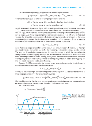 Electrical IMP Notes-17 - 3 FREQUENCY RESPONSE 163 ω 0 = 1 √ LC ; Q = ω ...
