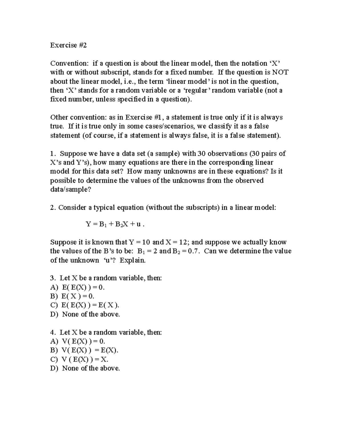 4000.e2 - eco questions - Exercise # Convention: if a question is about ...