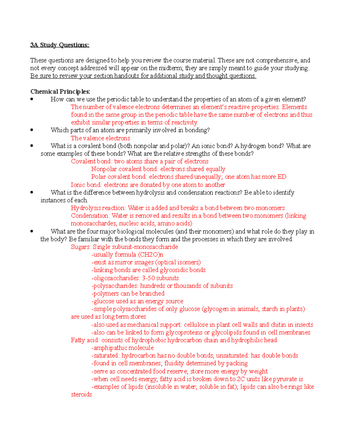 3A+Study+Questions - Summary Cell And Developmental Biology - 3A Study ...