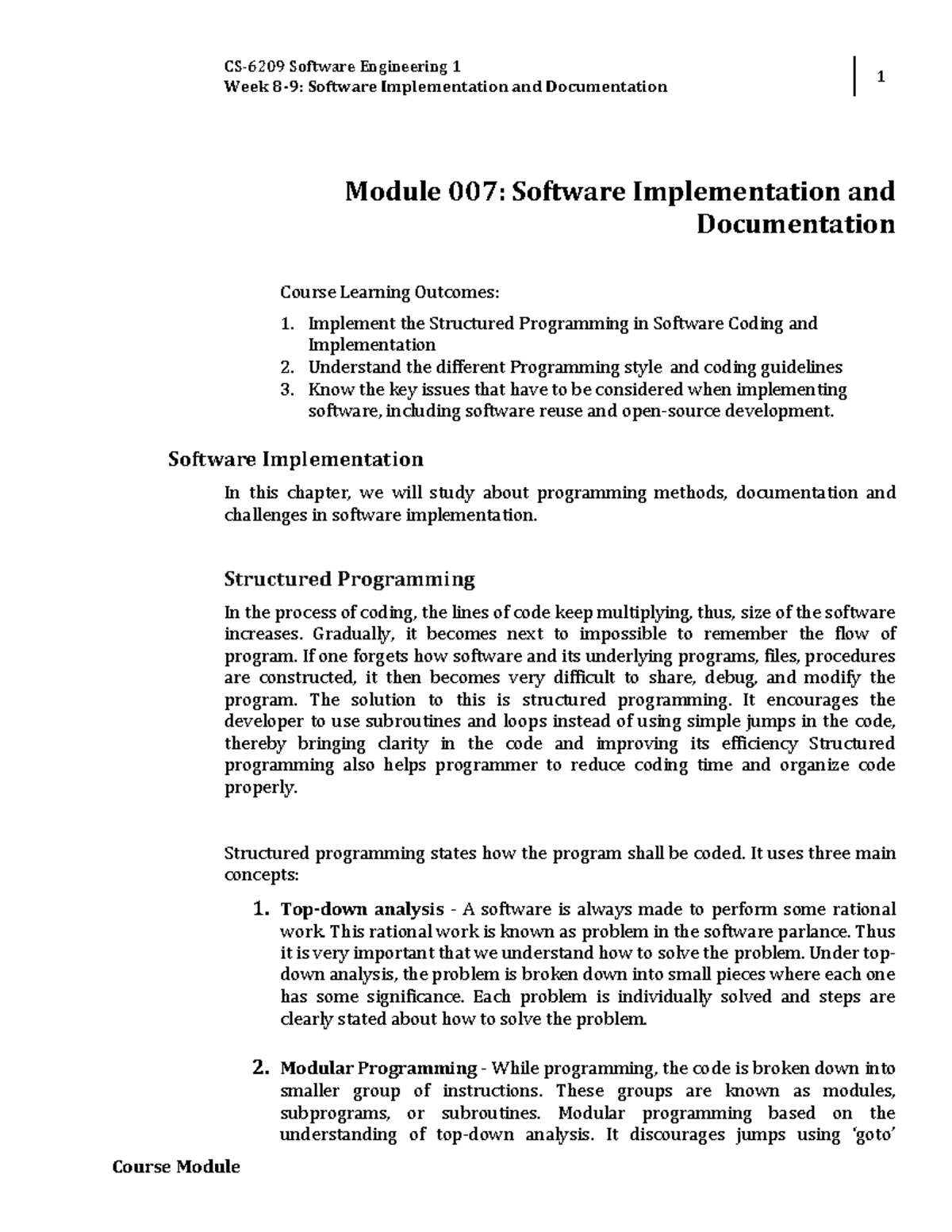 Week008&009-Module - I don't know the name of the teacher. - Week 8-9 ...