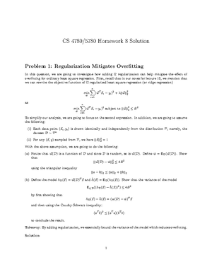 Hw3 solution - Estimating Probabilities from data Suppose you have a dataset N ( ̄μ, I) where I ...