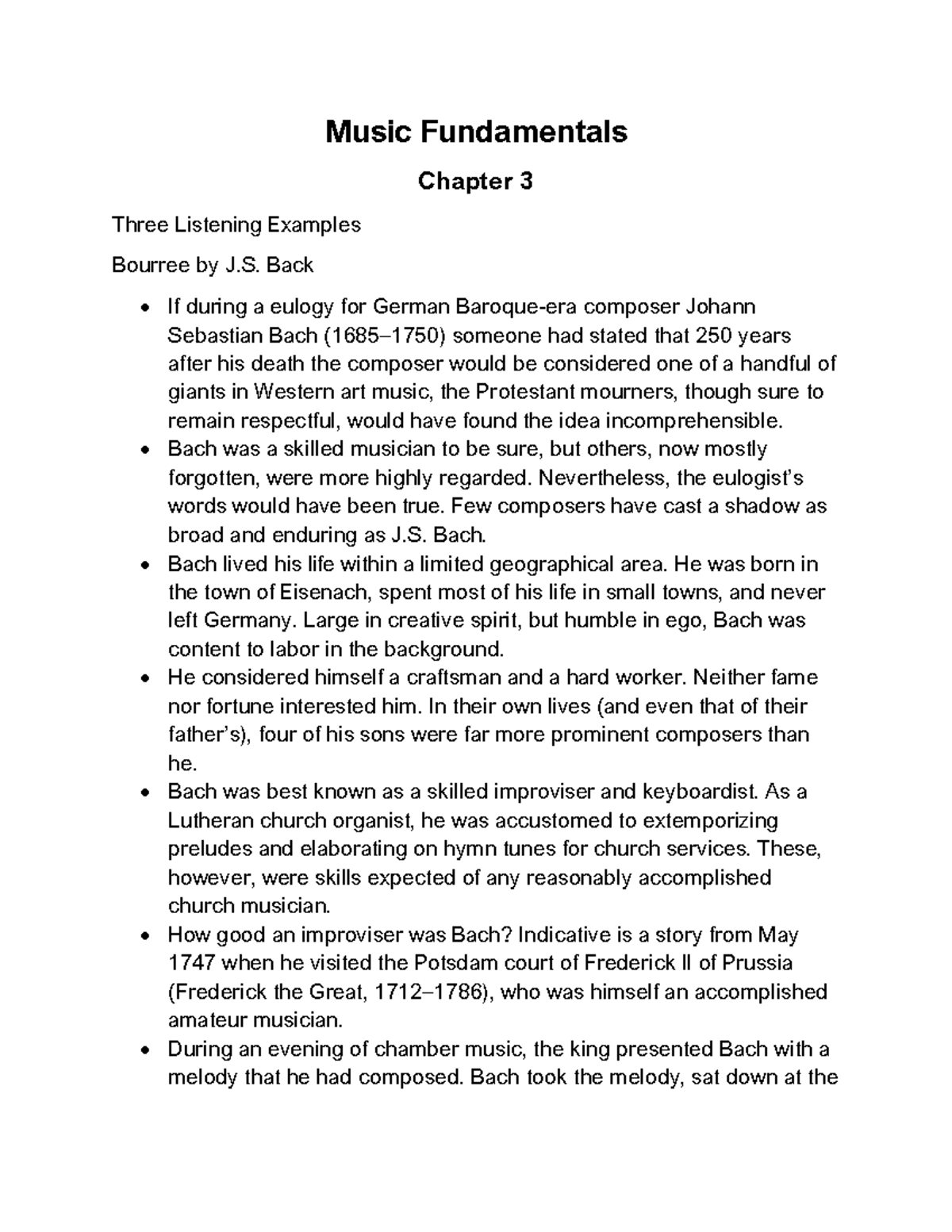 Enjoyment and understanding Music Chapter 3 - Music Fundamentals ...