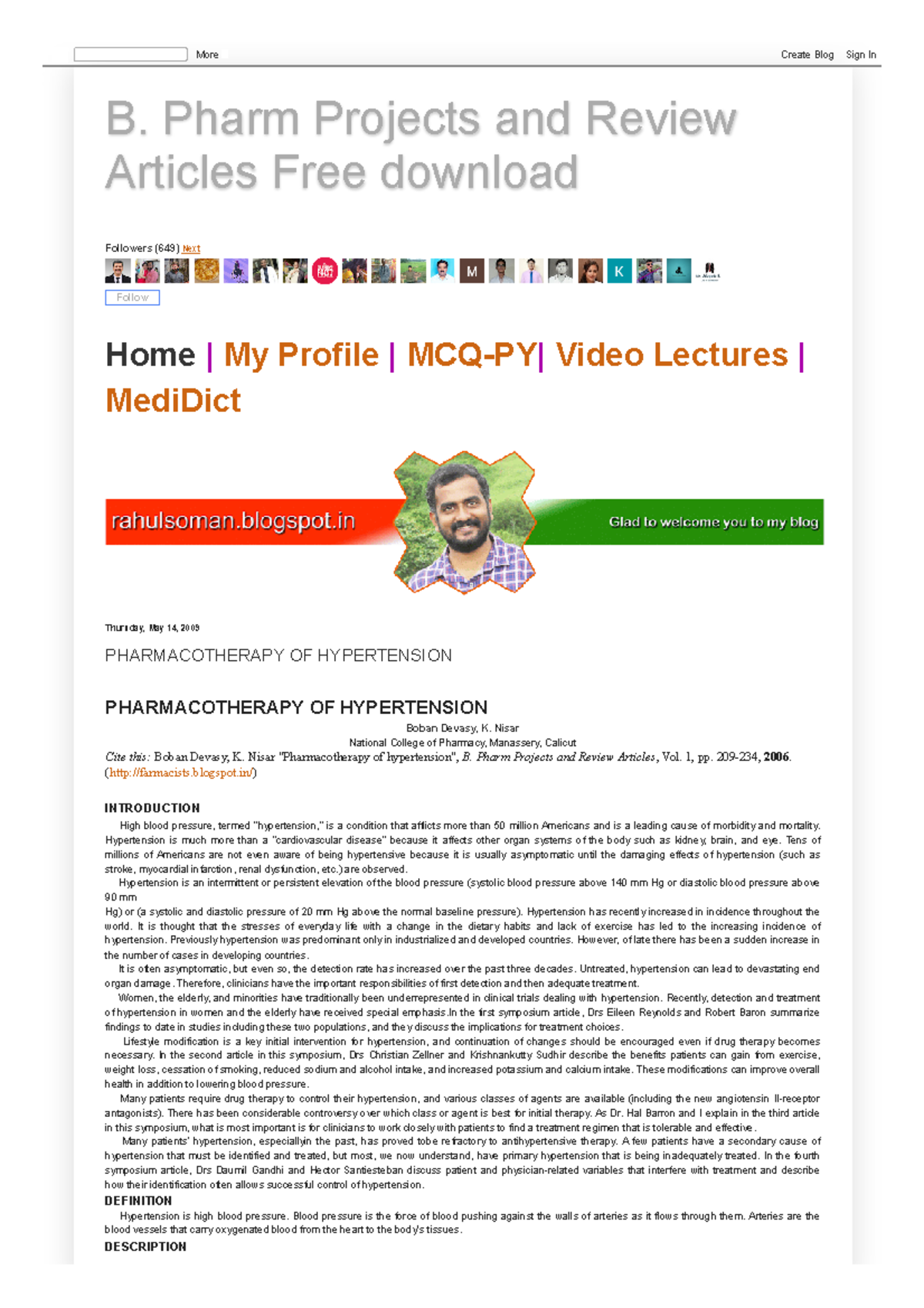 Sample - B. Pharm Projects and ReviewB. Pharm Projects and Review ...