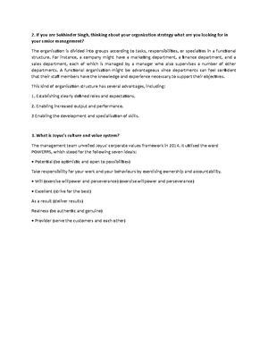 Joyus - Building an Organizational Structure for Scale - 9B16M JOYUS – BUILDING AN ...