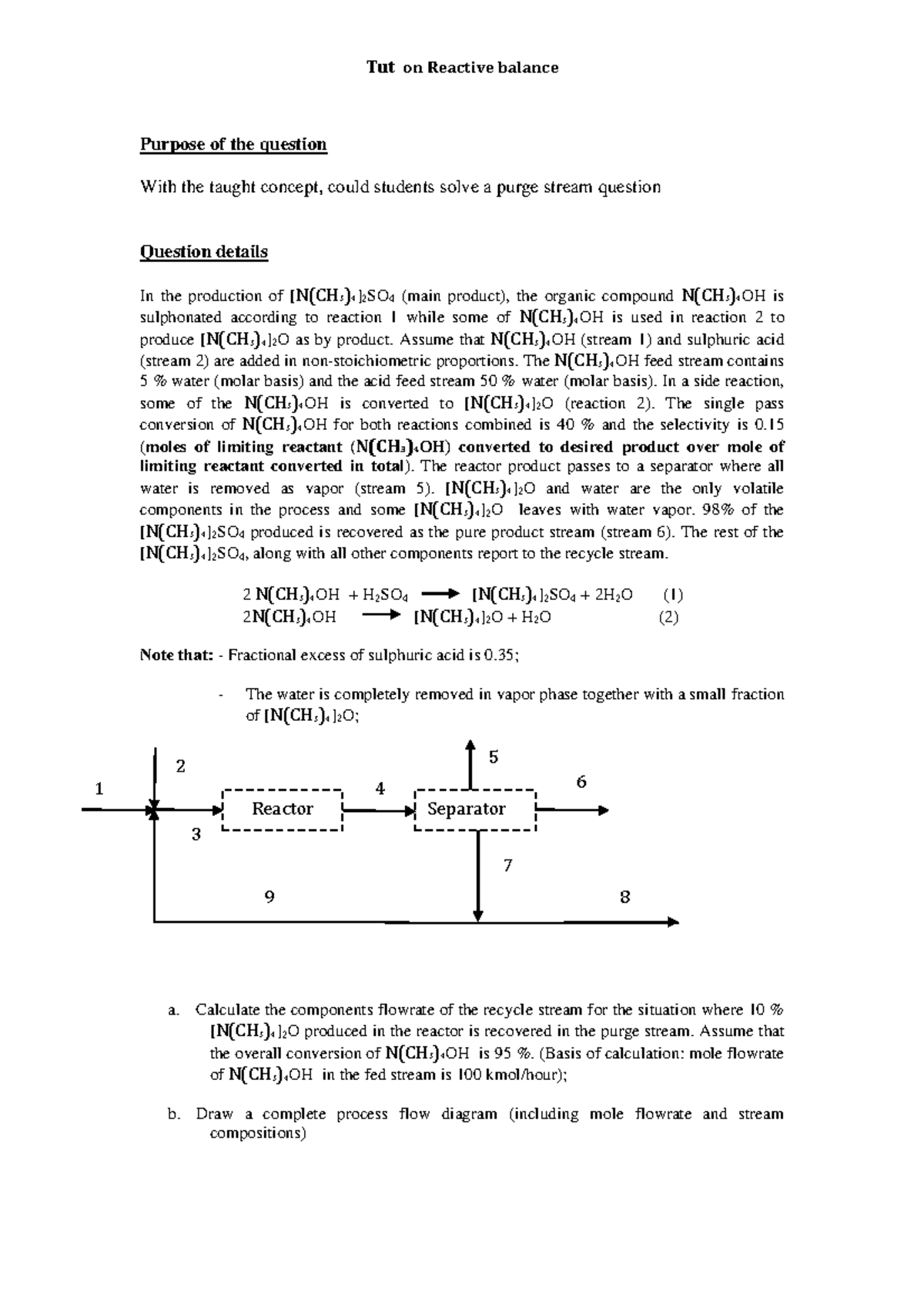 Tut 6a on reactive balance - Tut on Reactive balance Purpose of the ...