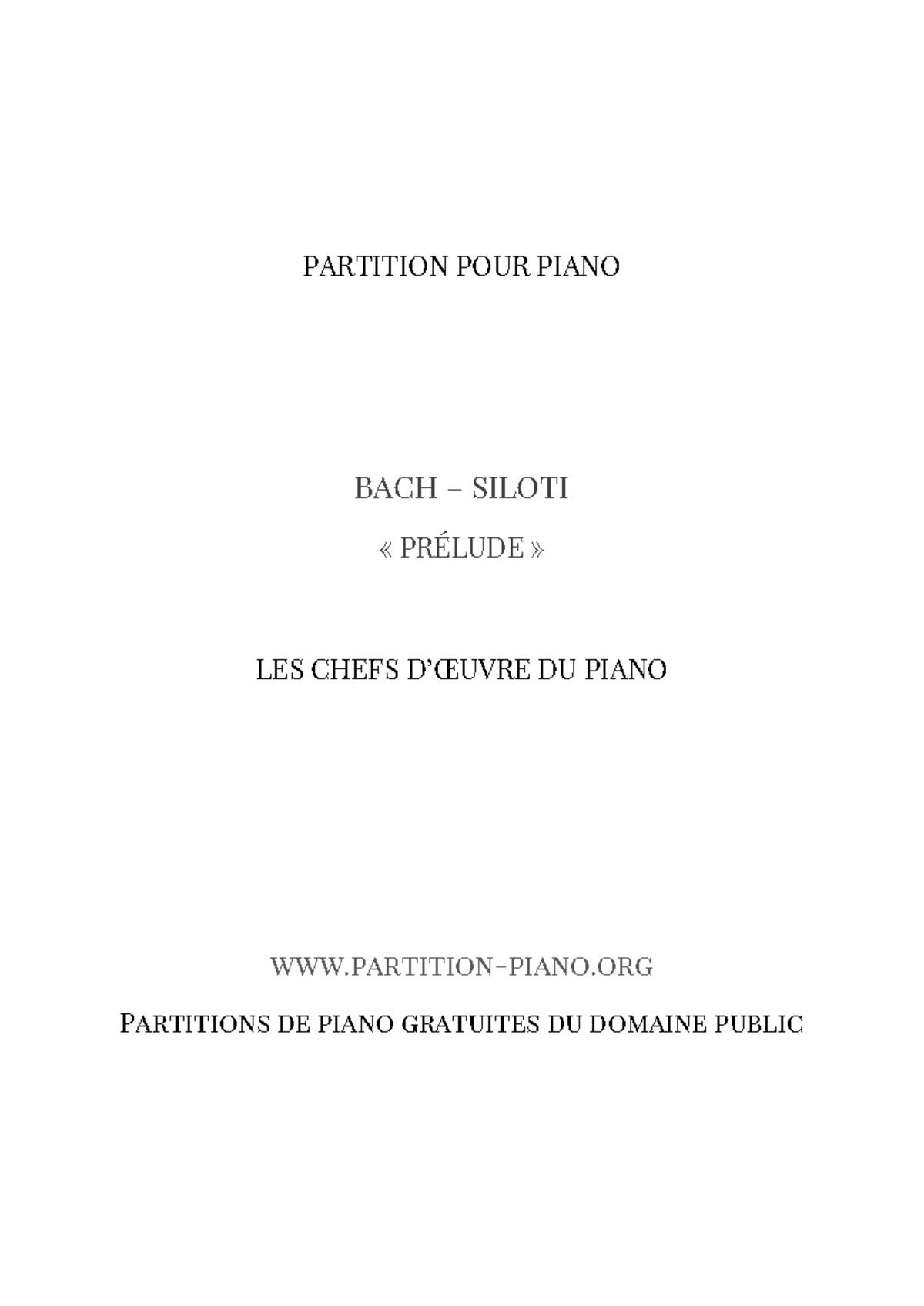 Bach-siloti - piano preludio 855a bach, arreglo by Siloti (version ...