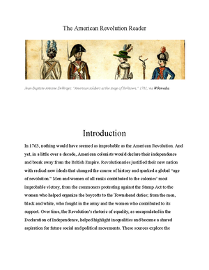 Ch. 8 The Market Revolution - Introduction In the early years of the ...