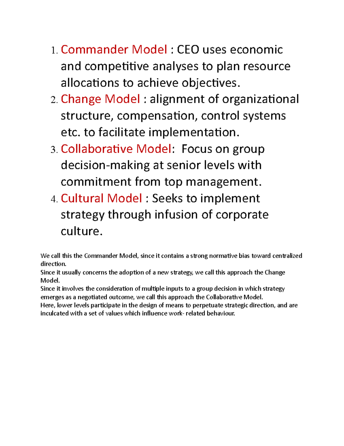 1 - Copy (17) - Notes - Commander Model : CEO uses economic and ...