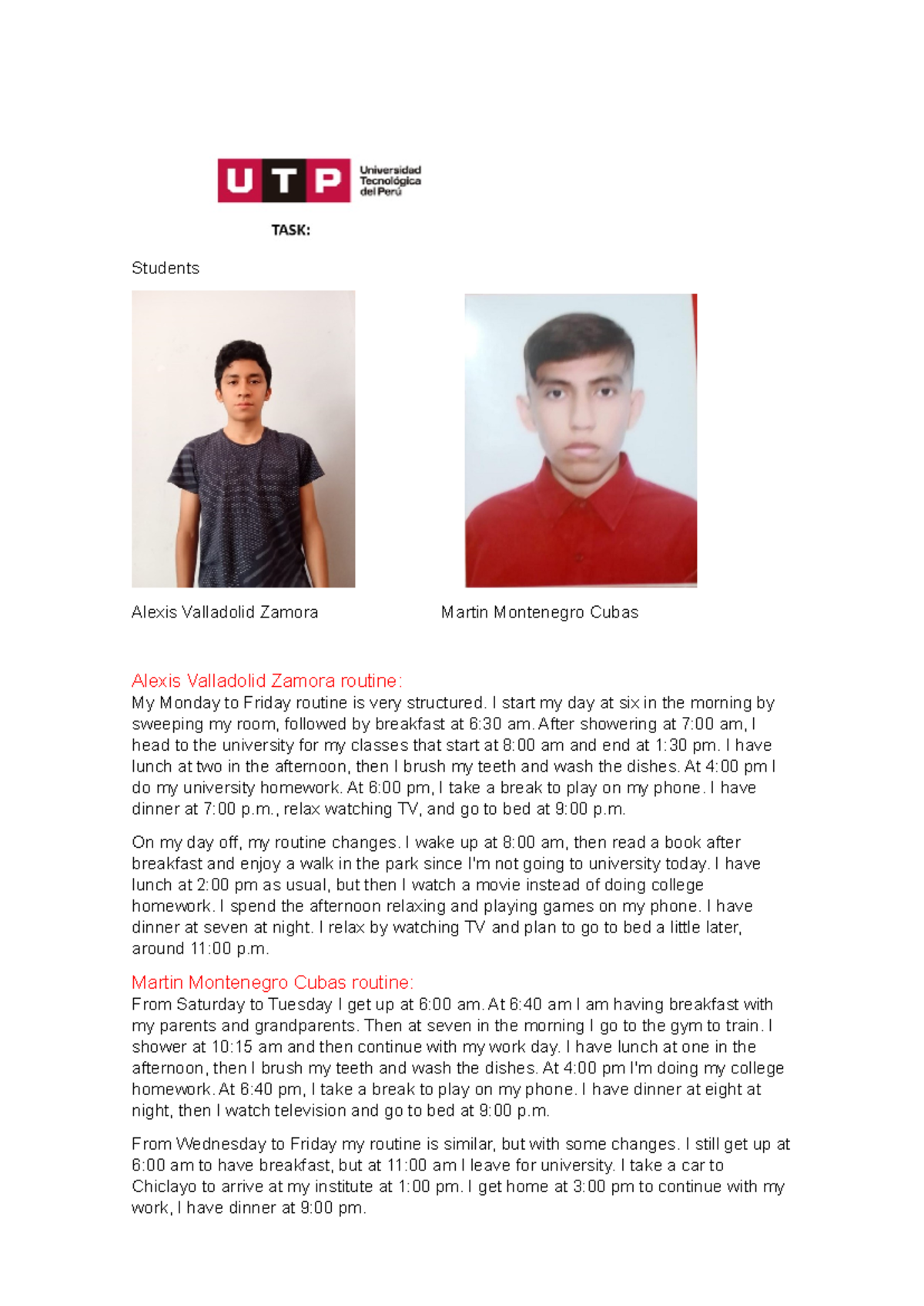 Valladolid Alexis Task04 - Students Alexis Valladolid Zamora Martin Montenegro Cubas Alexis ...