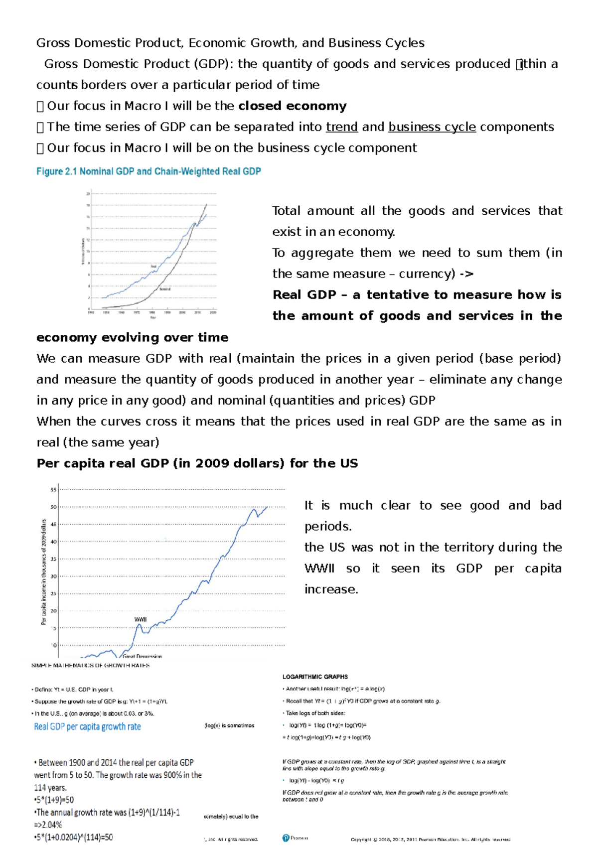 Resumos Macro - Gross Domestic Product, Economic Growth, and Business ...