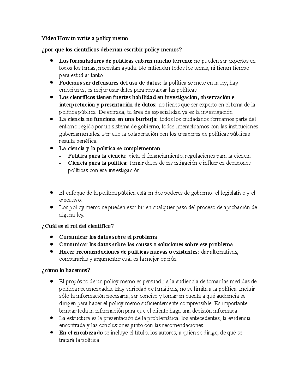 Resumen Video How To Write A Policy Memo Video How To Write A Policy resumen-video-how-to-write-a-policy-memo-video-how-to-write-a-policy
