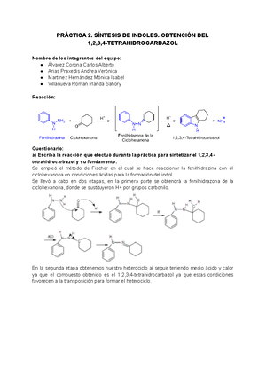 Práctica 1. Sintesis de pirrol - Laboratorio de Química Orgánica III ...