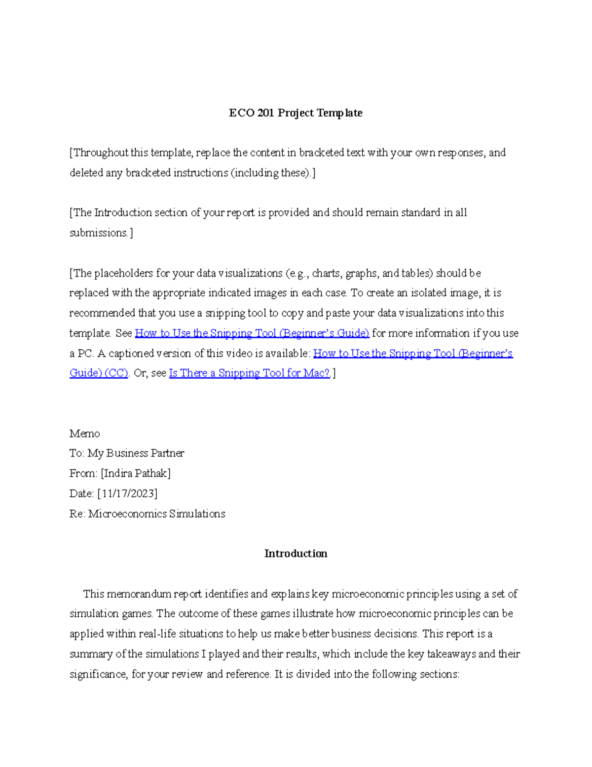 Checkpoint - n0ne - ECO 201 Project Template [Throughout this template ...