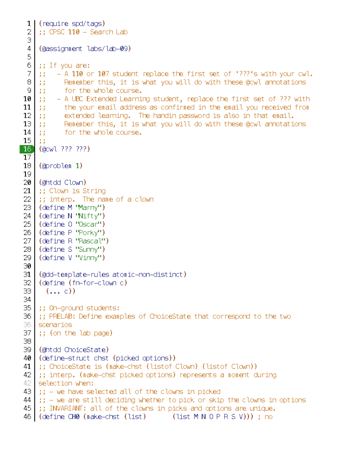 Labset 9 - Search Lab - CPSC 110 - UBC - Studocu