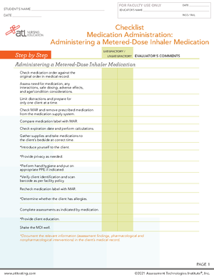 Ati Medication Administration Administering Intradermal Medications ...