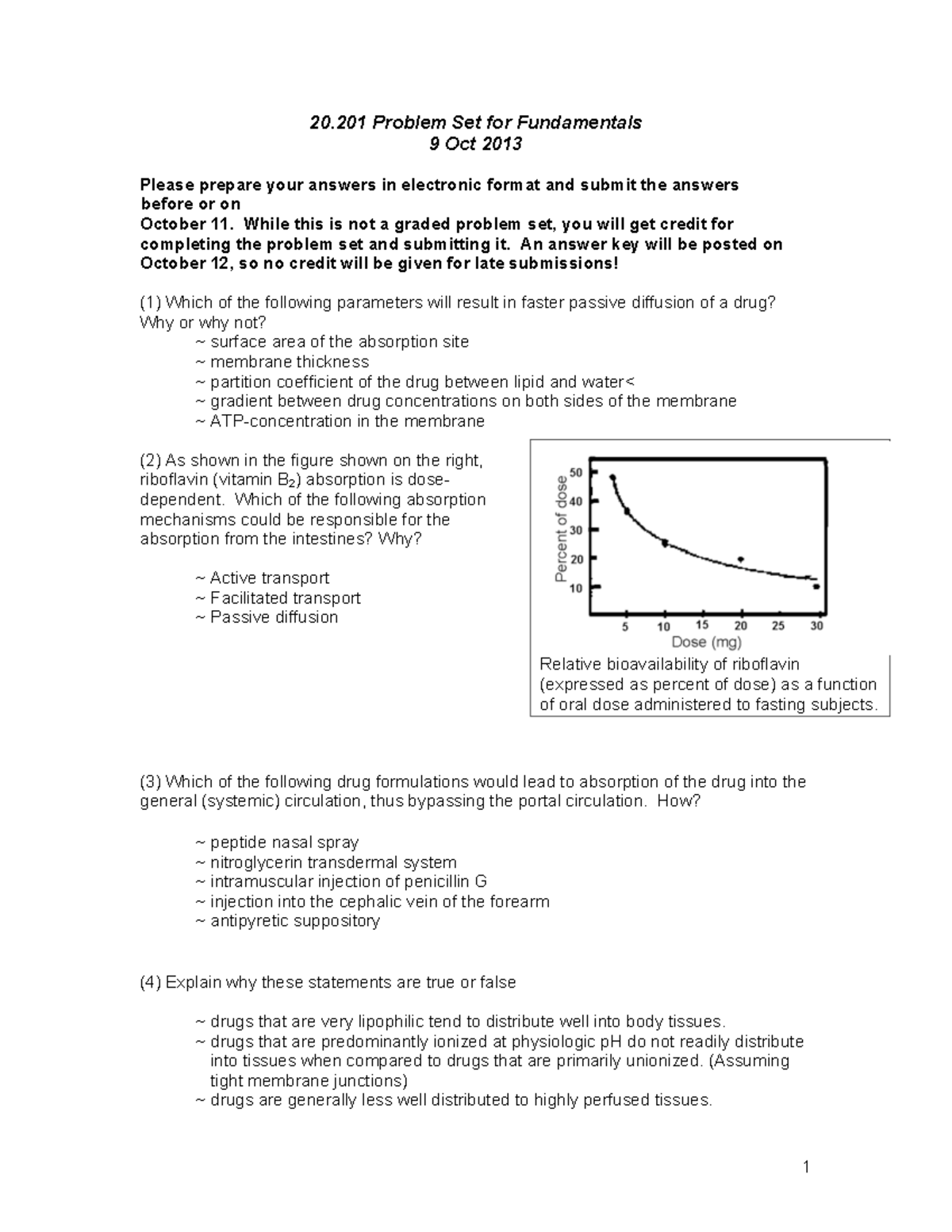 Seminar assignments Fundamentals - 20 Problem Set for Fundamentals 9 ...