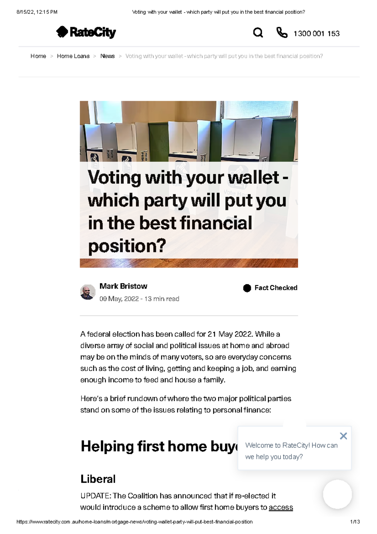 Voting with your wallet - which party will put you in the best ...