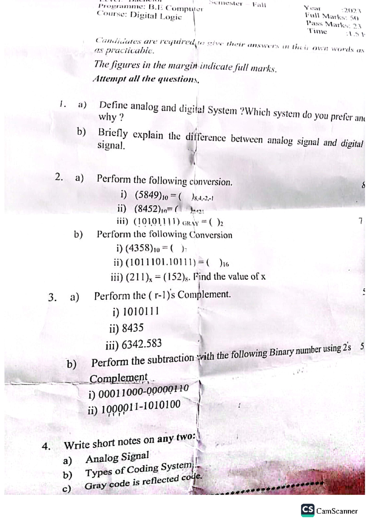 1st sem pec - 1st sem - Computer programming - Studocu