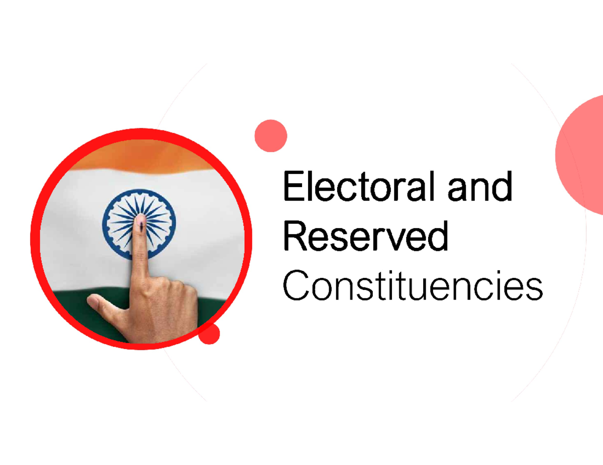 Electoral and Reserved Constituencies-India - Electoral and Reserved ...
