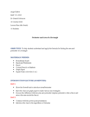 MAT-151-Project 1 - N/A - MAT-151 - GCU - Studocu