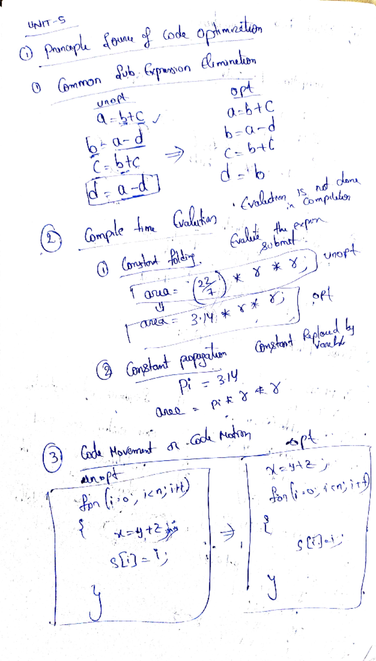 Cd notes 2 - UNIT-S Common db opnyon mel Uno b a-d C=btc omple opt a ...