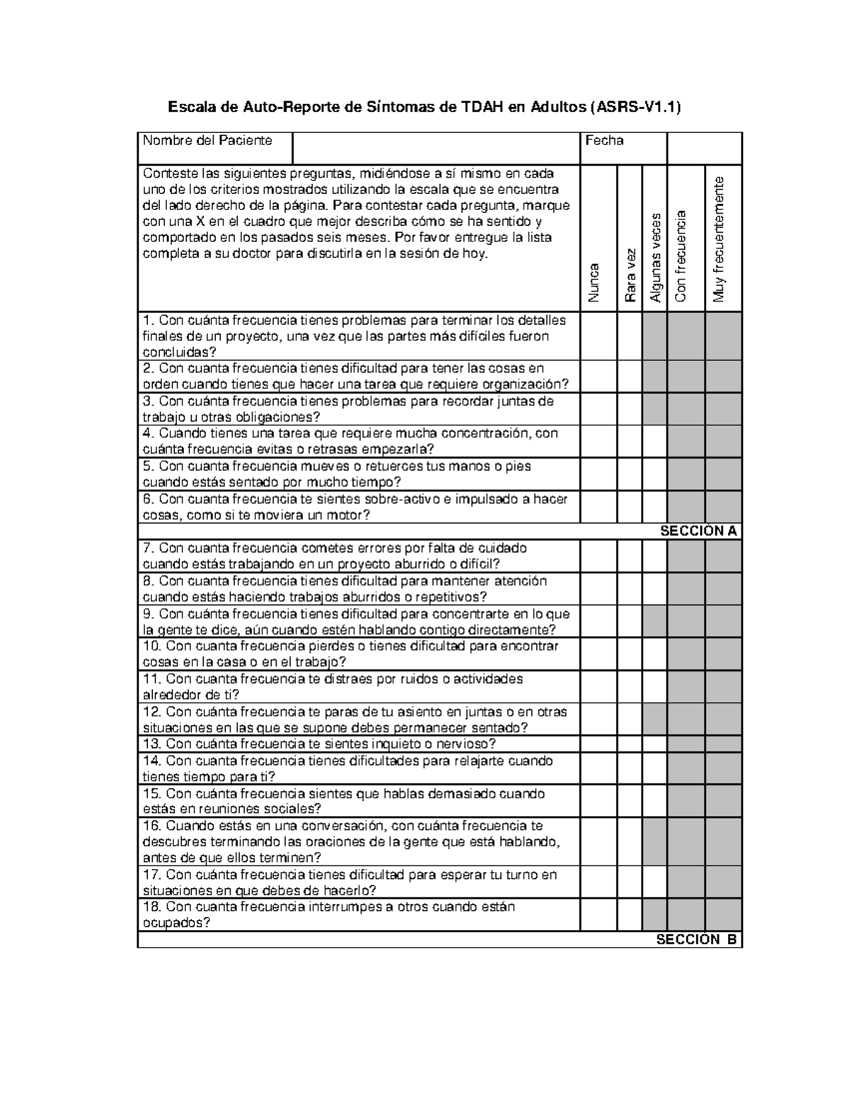 3812011 38-Autoreporte-TDAH - Escala de Auto-Reporte de Síntomas de ...