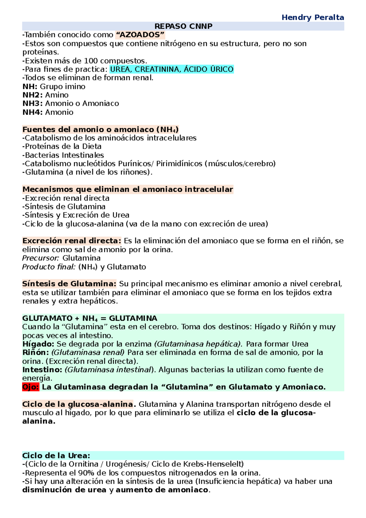 Repaso CNNP - Hendry Peralta REPASO CNNP -También conocido como ...