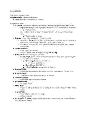 Shot breakdown template - Shot # Duration Transition Scale Cam mvmt ...