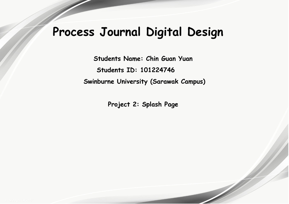 Project 2 Design Journal - Contemporary Design Issues - Studocu