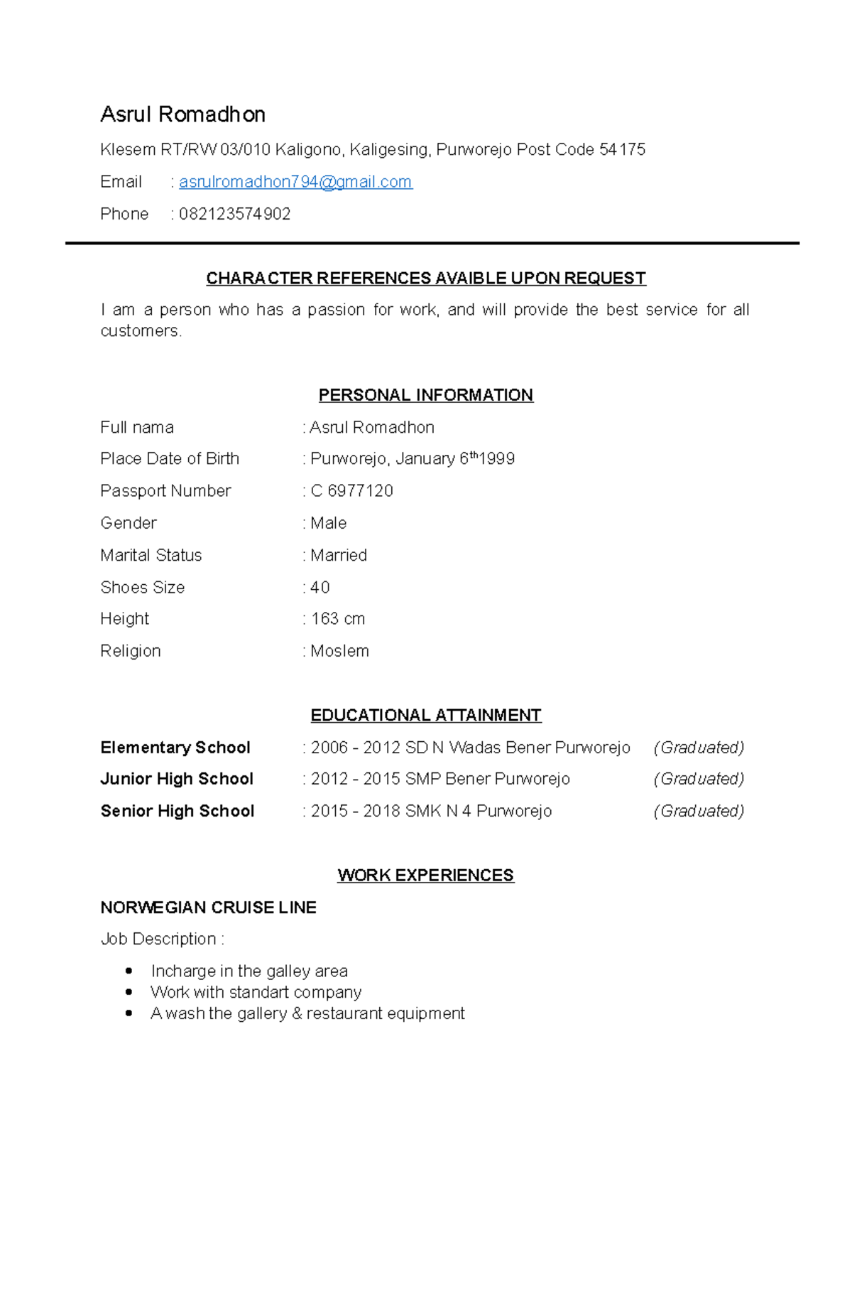 Asrul Romadhon - xsc - Asrul Romadhon Klesem RT/RW 03/010 Kaligono ...