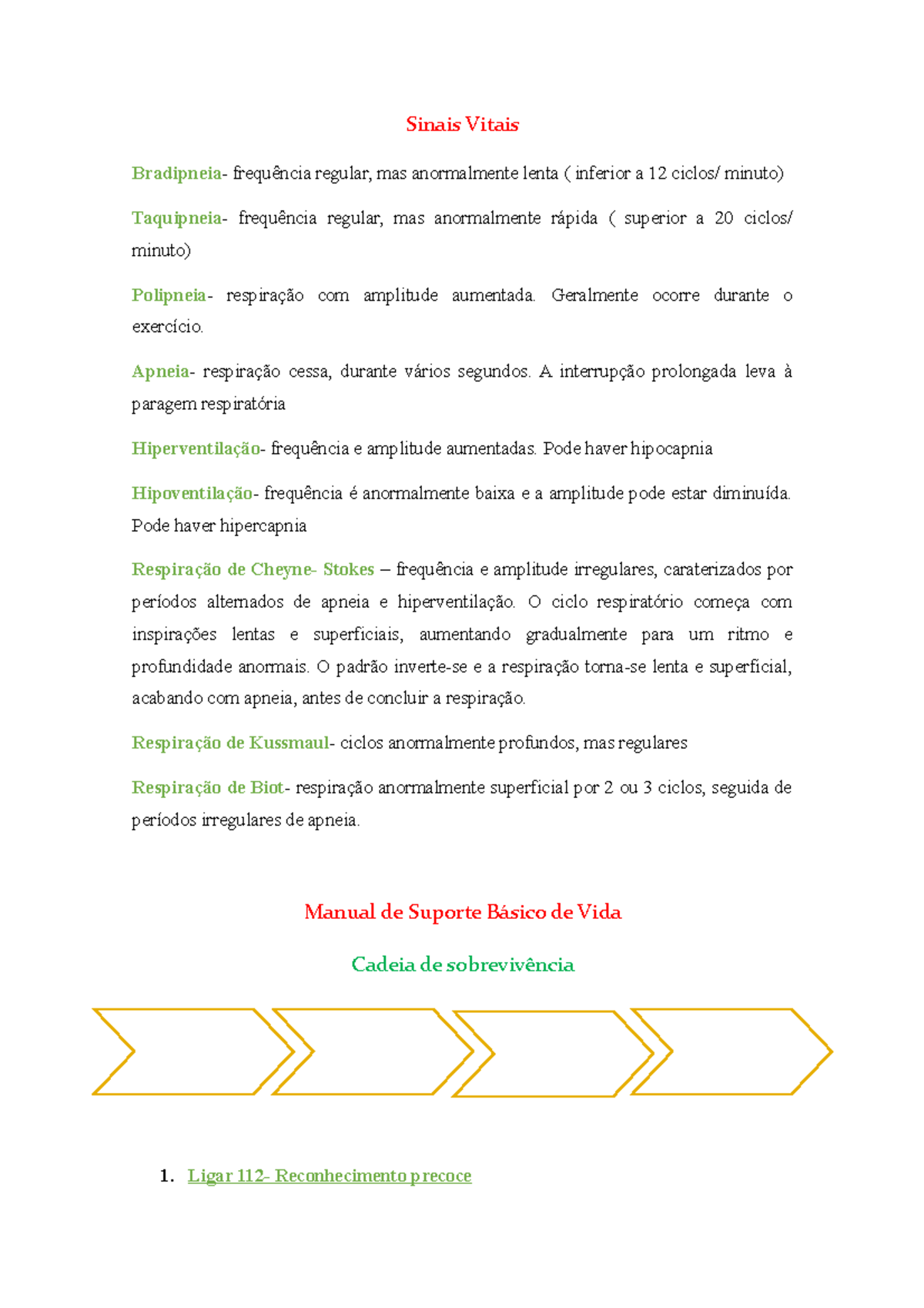 Sinais Vitais - Resumos Fundamentos em Enfermagem - Ligar 112 Reanimar ...