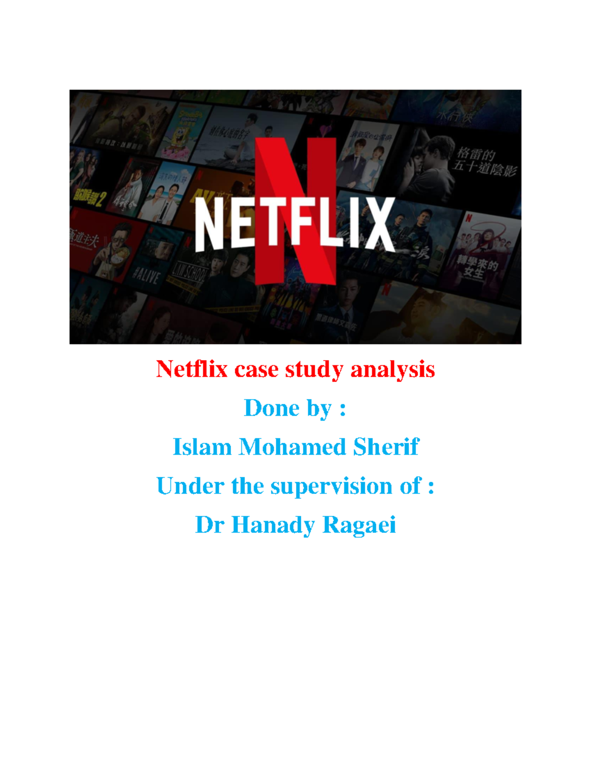 Netflix Final st mgmt project - Netflix case study analysis Done by ...