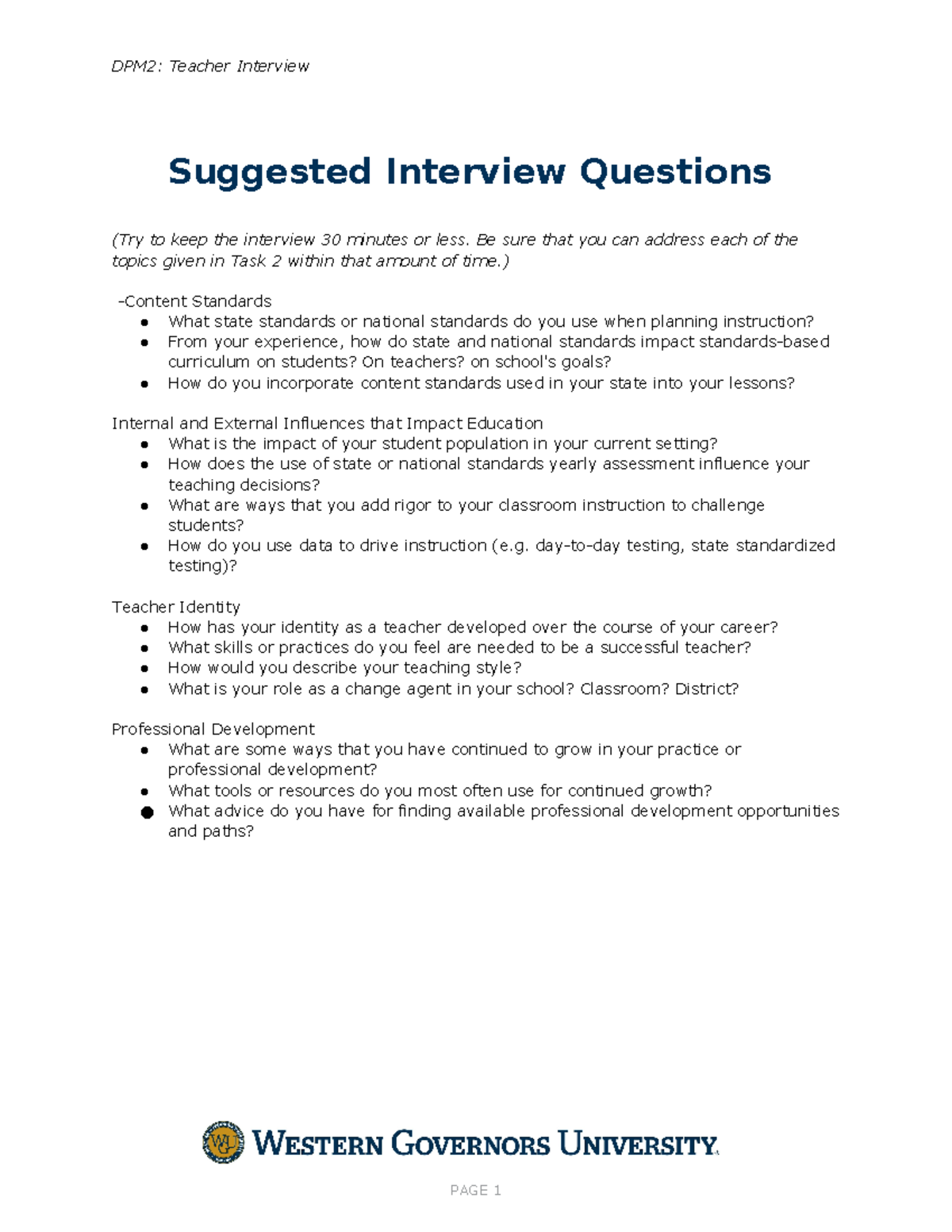 Suggested Interview Question And Answers DPM2 Teacher Interview suggested-interview-question-and-answers-dpm2-teacher-interview