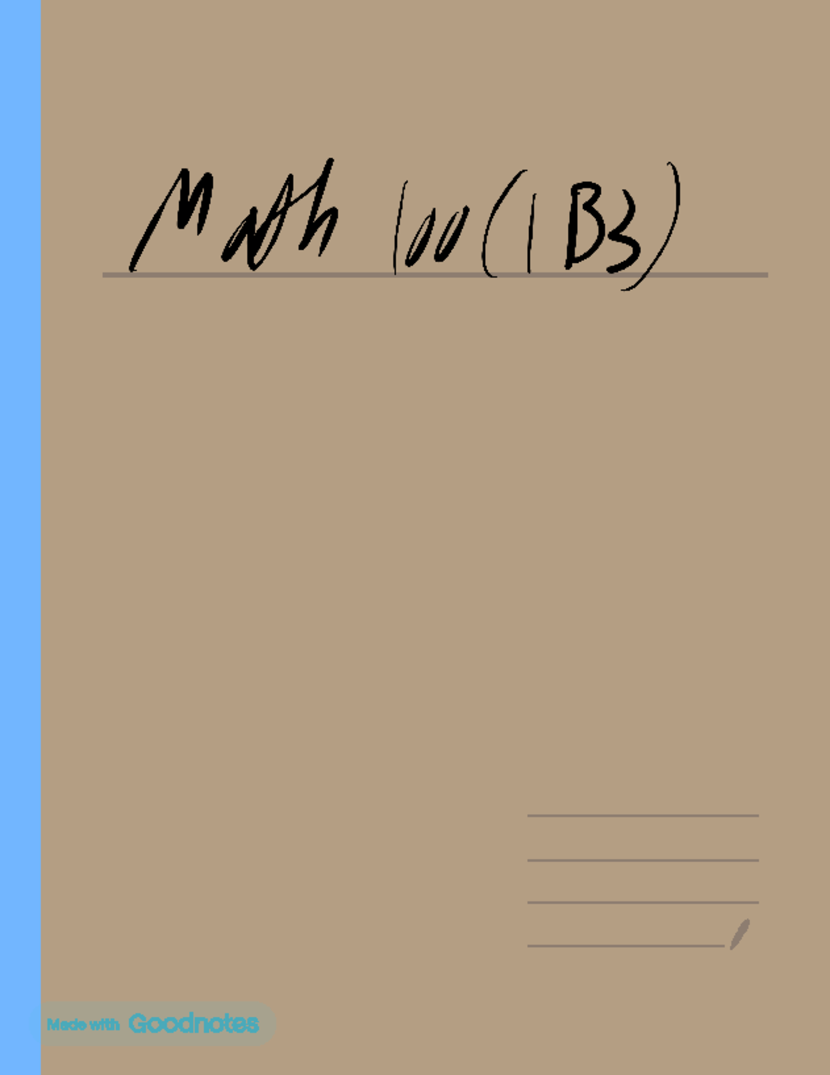 Math 100 Lecutre notes (up to quotient rule) - MATH 100 - Studocu