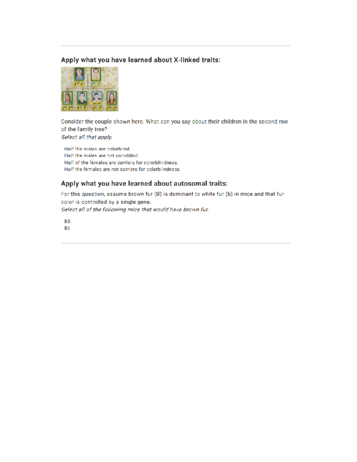 LAB- Human Genetics Inheratance - BIOL 1408 - LSC - Studocu