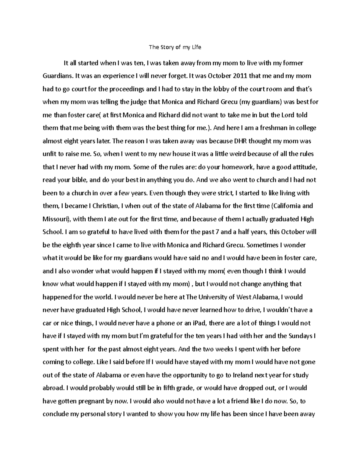 The Story of my Life (Auto Recovered) (Auto Recovered) (Auto Recovered ...