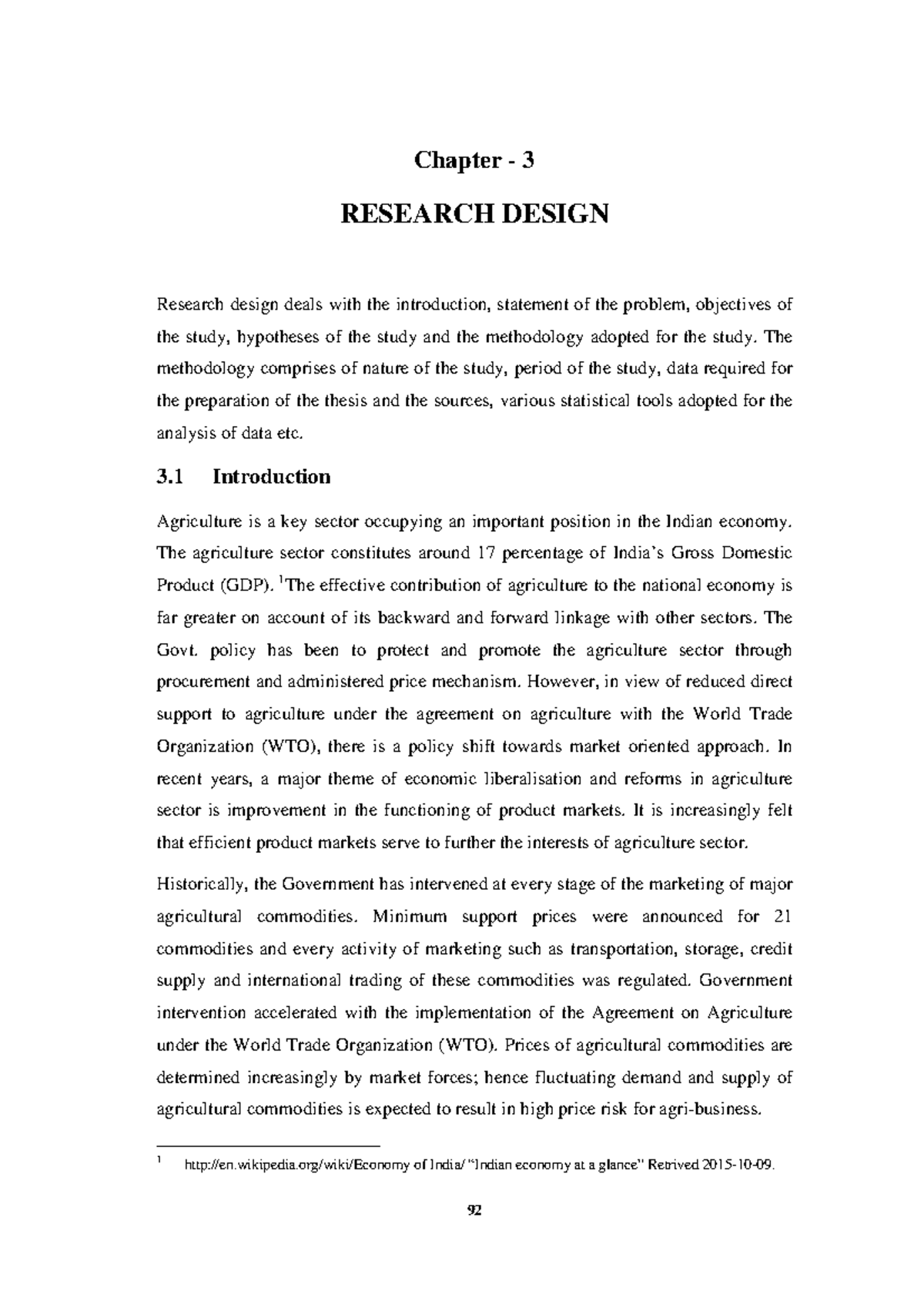 10 chapter 3 - Chapter - 3 RESEARCH DESIGN Research design deals with ...