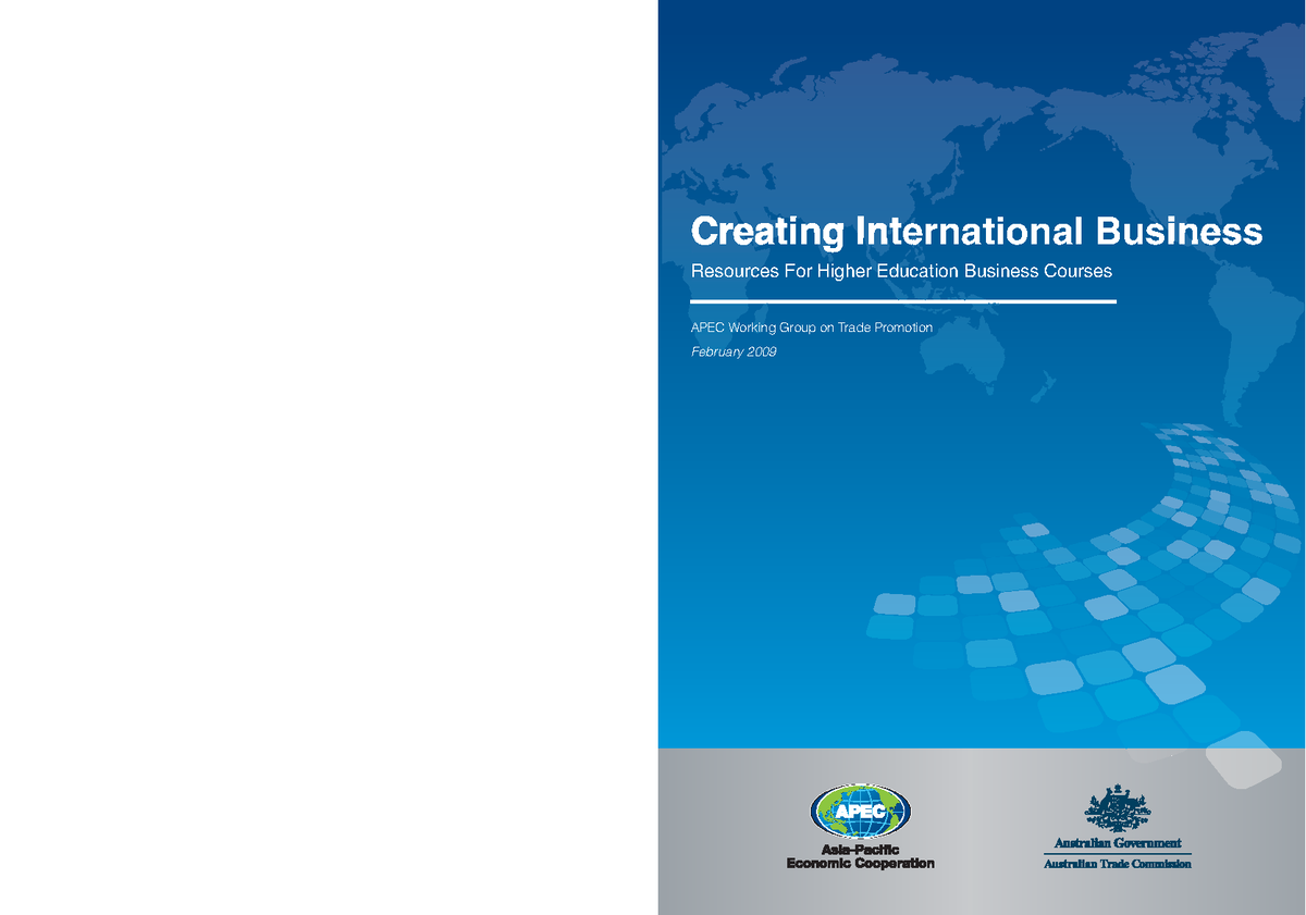 Creating International Business - Creating International Business ...