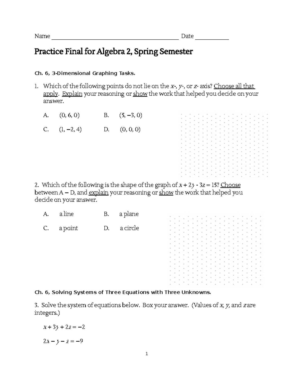 2021 Spring Practice Final - Name ...