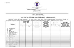 BE Form 3 Resource Mobilization FORM 1 - BE Form 03 Republic of the ...