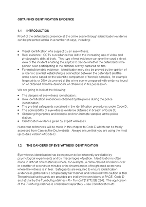 Bad Character Evidence notes - Evidence - Studocu