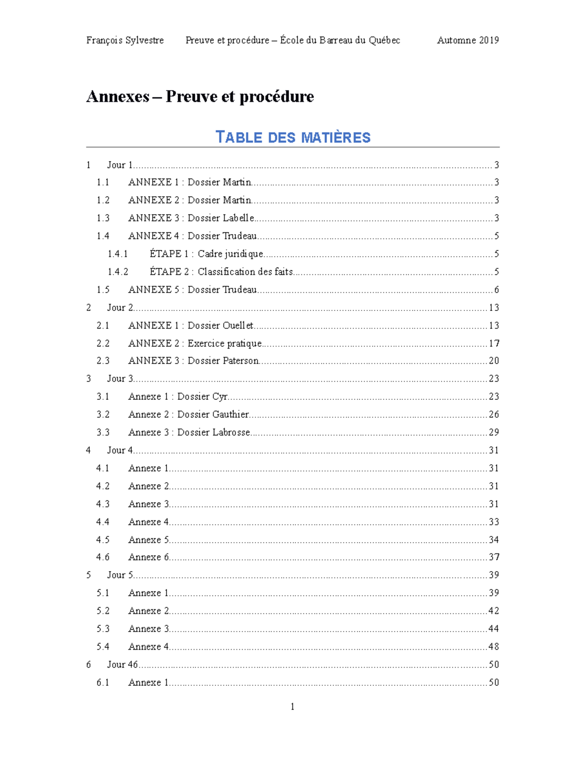 Preuve - Annexes partie 2 - Annexes – Preuve et procédure 1 Jour - Studocu